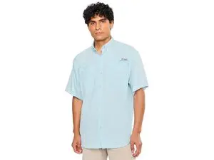 Columbia Pfg Tamiami Ii Short Sleeve Shirt Clothing Marine Light - Blue
