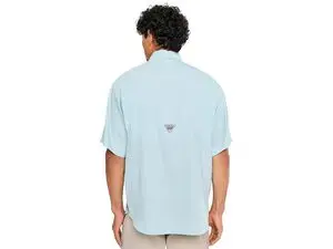 Columbia Pfg Tamiami Ii Short Sleeve Shirt Clothing Marine Light - Blue