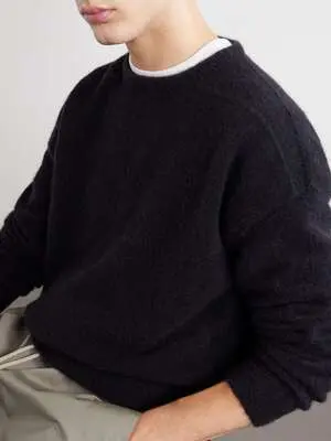Rick Owens Alpaca Wool-blend Crewneck Sweater