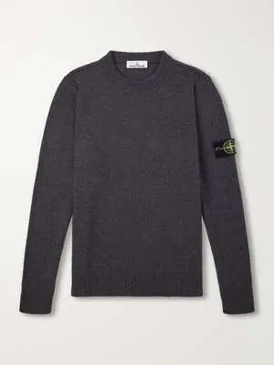 Stone Island Wool-blend Sweater - Gray