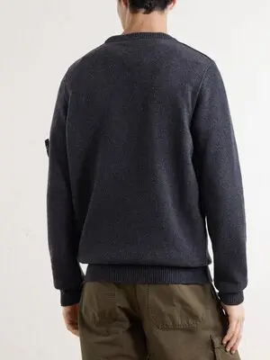 Stone Island Wool-blend Crewneck Sweater