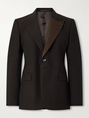 WALES BONNER Alto Virgin Wool Blazer