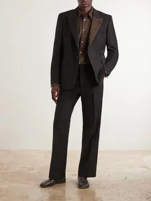 WALES BONNER Alto Virgin Wool Blazer