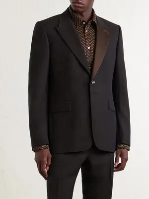 WALES BONNER Alto Virgin Wool Blazer