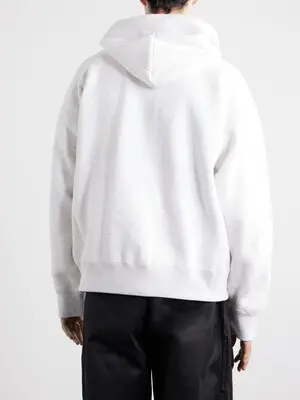 Sacai Cotton-jersey Zip-up Hoodie