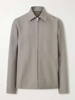 Rick Owens Brad Wool-drill Jacket - Gray