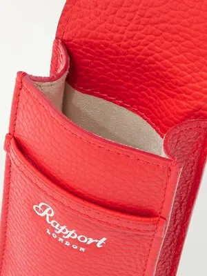 RAPPORT LONDON Portobello Full-grain Leather Watch Pouch