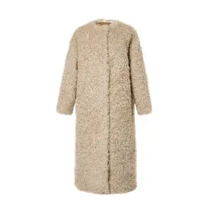JAKKE Cream Teddy Coat - White