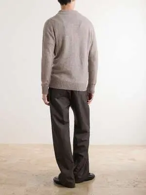 PIACENZA CASHMERE 1733 Cashmere And Silk-blend Polo Sweater - Beige