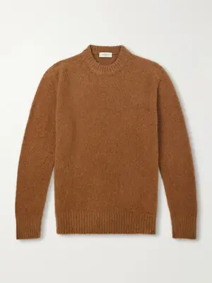 PIACENZA CASHMERE 1733 Virgin Wool Sweater - Brown