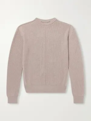 Rick Owens Fisherman Virgin Wool Sweater - Neutrals