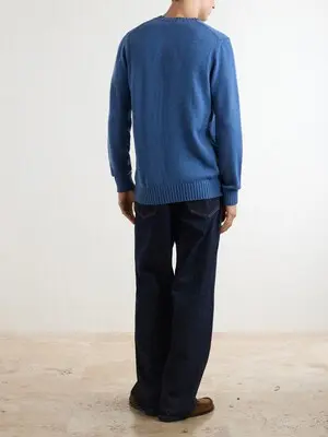 PIACENZA CASHMERE 1733 Virgin Wool Sweater - Blue