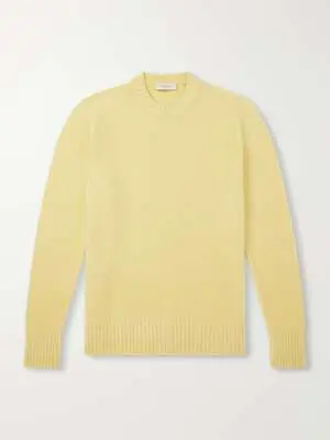 PIACENZA CASHMERE 1733 Virgin Wool Sweater - Yellow