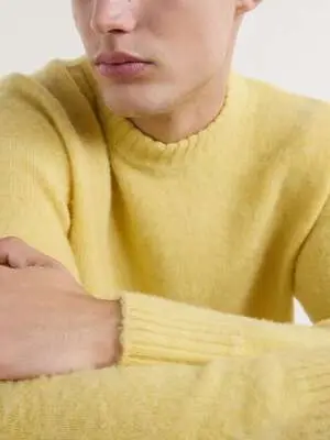 PIACENZA CASHMERE 1733 Virgin Wool Sweater - Yellow
