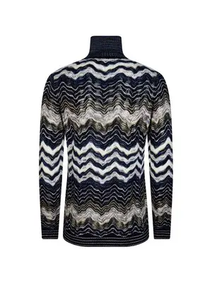 Missoni Zig Zag Motif Polo Shirt