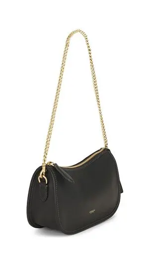 COACH Natural Grain Leather Shoulder Bag