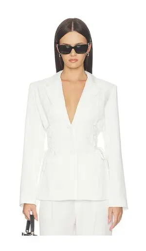 Superdown Jennifer Lace Up Blazer