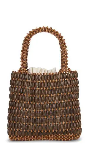 8 Other Reasons Beaded Top Handle Tote Bag
