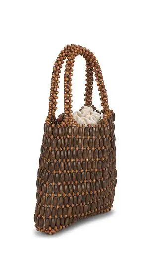 8 Other Reasons Beaded Top Handle Tote Bag