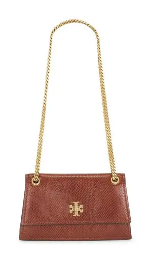Tory Burch Kira Turnlock Embossed Snake Mini Shoulder Bag