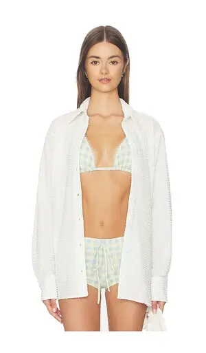 Hunza G Resort Shirt - White