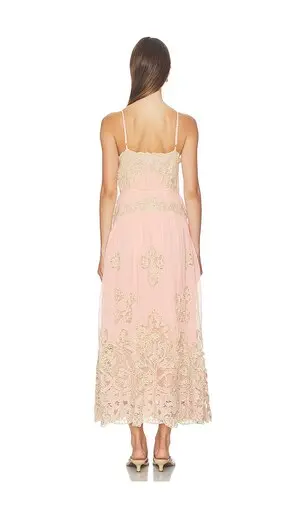 Sea Gracelyn Lace Embroidered Maxi Slip Dress