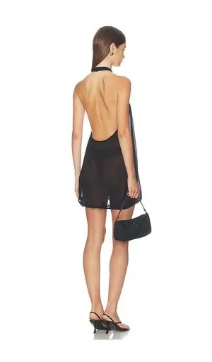 NIIHAI Halterneck Sheer Dress