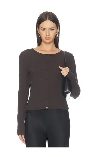 SAMSOE SAMSOE Saalexo Longsleeve Cardigan - Mulch