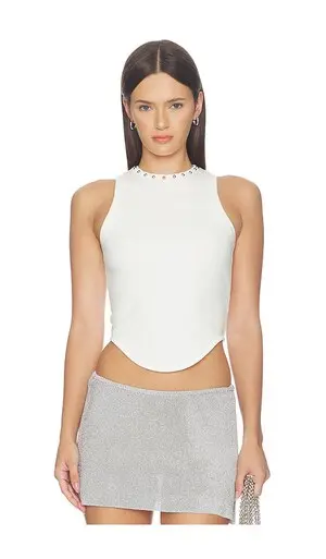 Miaou Jinx Tank Top - White