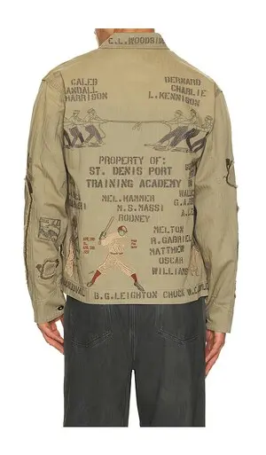 SAMUEL ZELIG Duffle Chore Jacket In Green