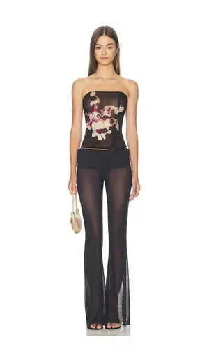 1XBLUE Orchid Corset