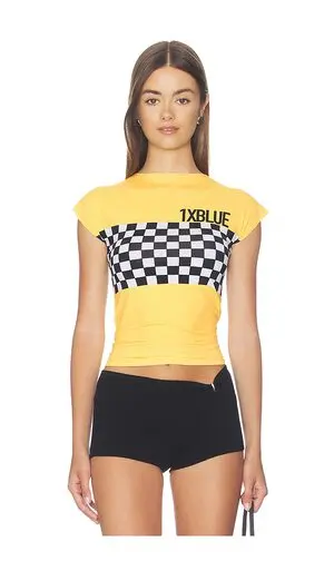 1XBLUE Taxi Graphic T-shirt
