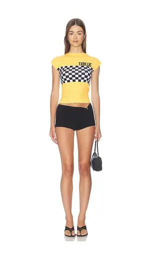 1XBLUE Taxi Graphic T-shirt