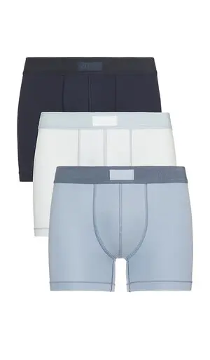 SKIMS Cotton 3 Boxer Brief 3-pack In Multi