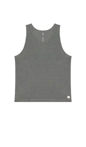 Vuori Tradewind Performance Tank 2.0 In Grey - Heather Grey