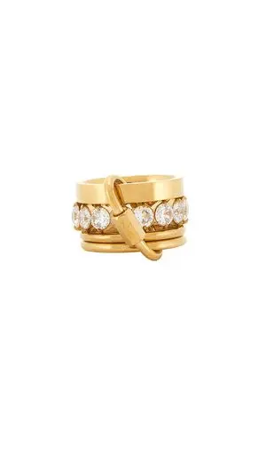 BRACHA Reggie Stacked Ring In Metallic
