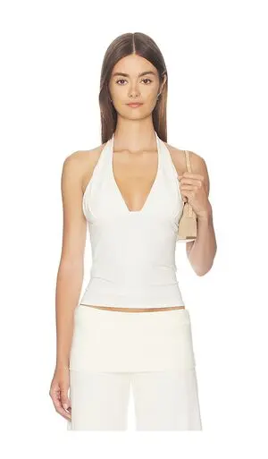 ODDLI Halter Top - Cream