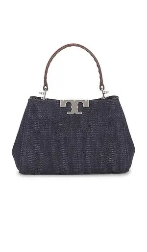 Tory Burch Eleanor Denim Mini Satchel Bag
