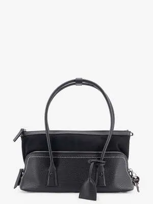 MAISON MARGIELA 5ac Shoulder East West Leather Shoulder Bag - Black