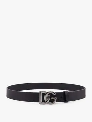 Dolce & Gabbana Leather Belt - Black