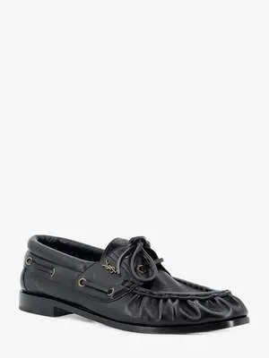 Saint Laurent Le Loafer Bateau Leather Loafers
