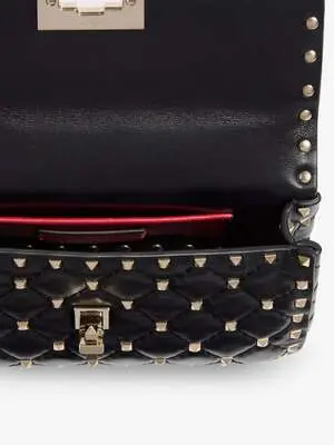 Valentino Garavani Rockstud Spike Leather Shoulder Bag