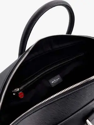 Kiton Leather Work Bag