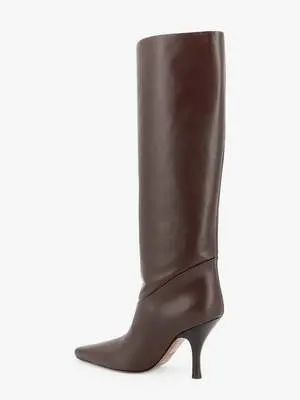 Paris Texas Rose 95 Leather Boots