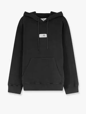 MAISON MARGIELA Organic Cotton Sweatshirt - Black