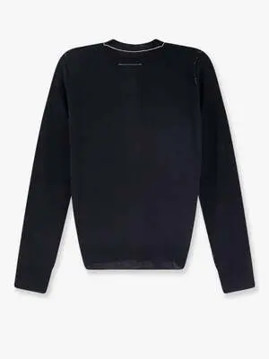 MAISON MARGIELA Wool Blend Cardigan With Numeric Detail