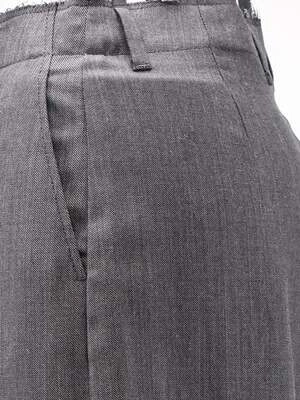 MAISON MARGIELA Virgin Wool And Cotton Trousers