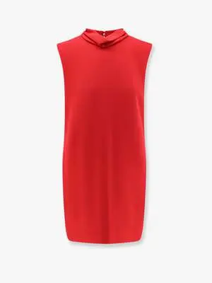 Valentino Garavani Cady Couture Mini Dress - Red