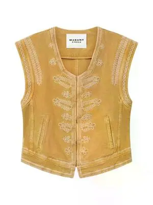 MARANT ETOILE Edmee Vest - Yellow