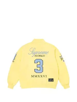Supreme X La Martina Logo-embroidered Zip-up Sweatshirt